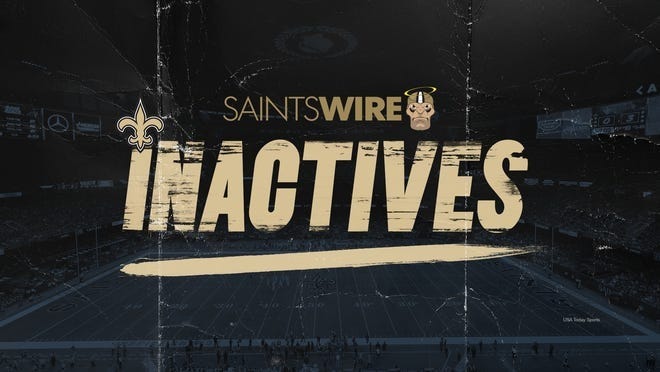 NFL Week 17: New Orleans Saints inactive players vs. Tennessee Titans