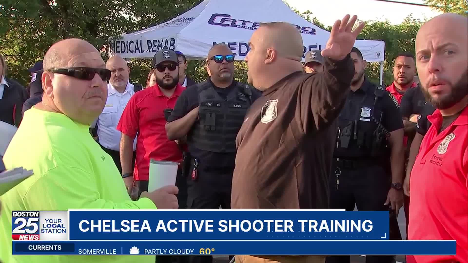 Chelsea police host regional partners for active shooter training