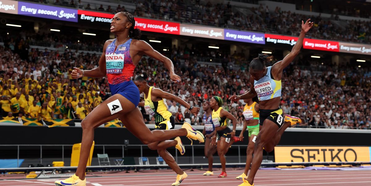 Melissa Jefferson-Wooden Runs Fourth-Fastest Time Ever to Win 100-Meter ...