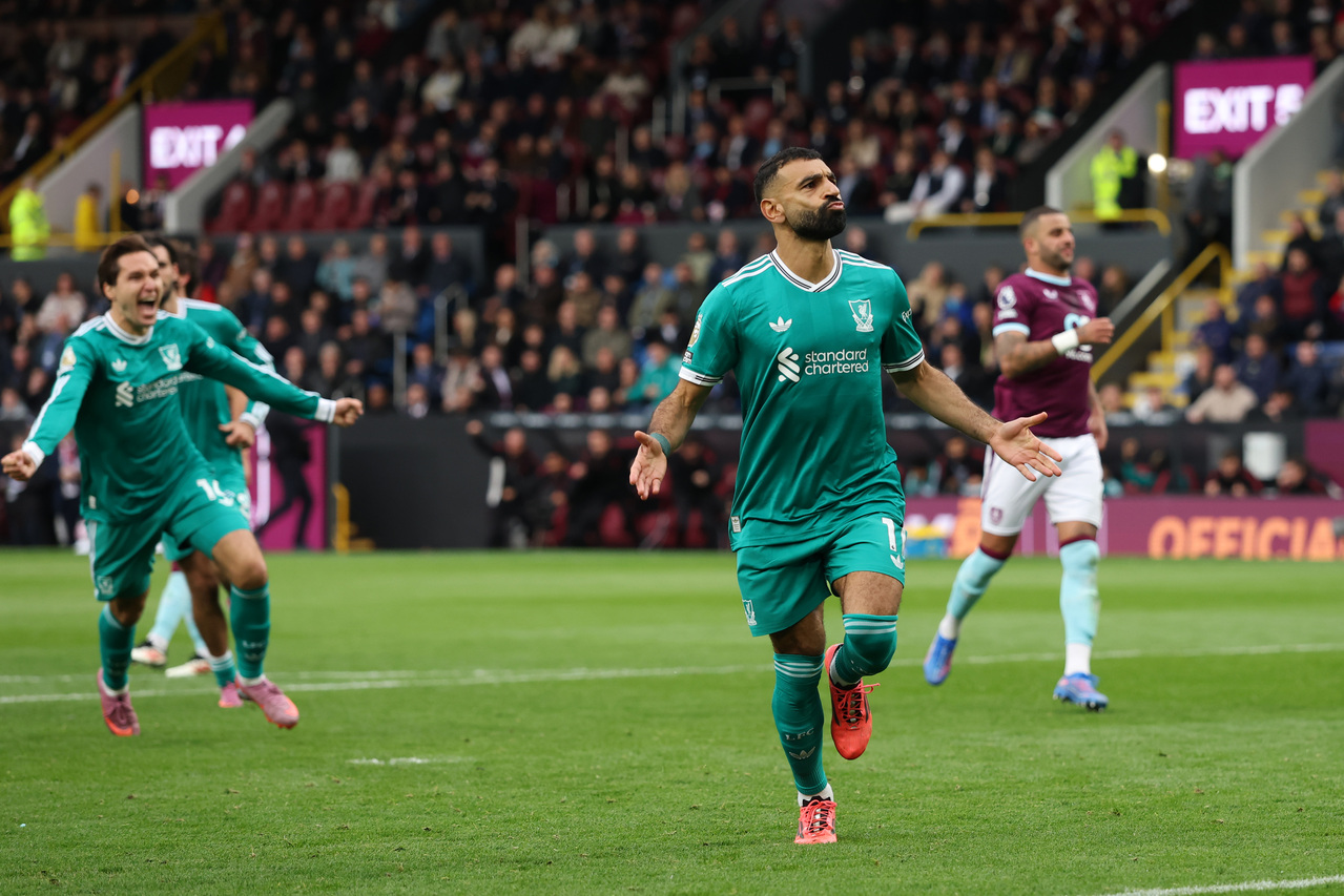Stoppage-time Salah penalty breaks Burnley resistance
