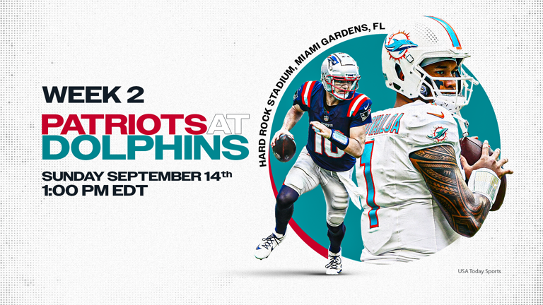 Dolphins vs. Patriots live updates: NFL Week 2 game score, highlights