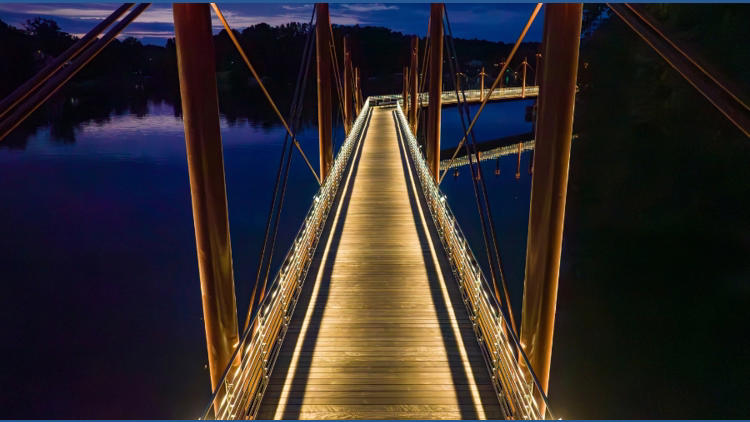 Portion of Hickory's Riverwalk bridge to close temporarily for repairs