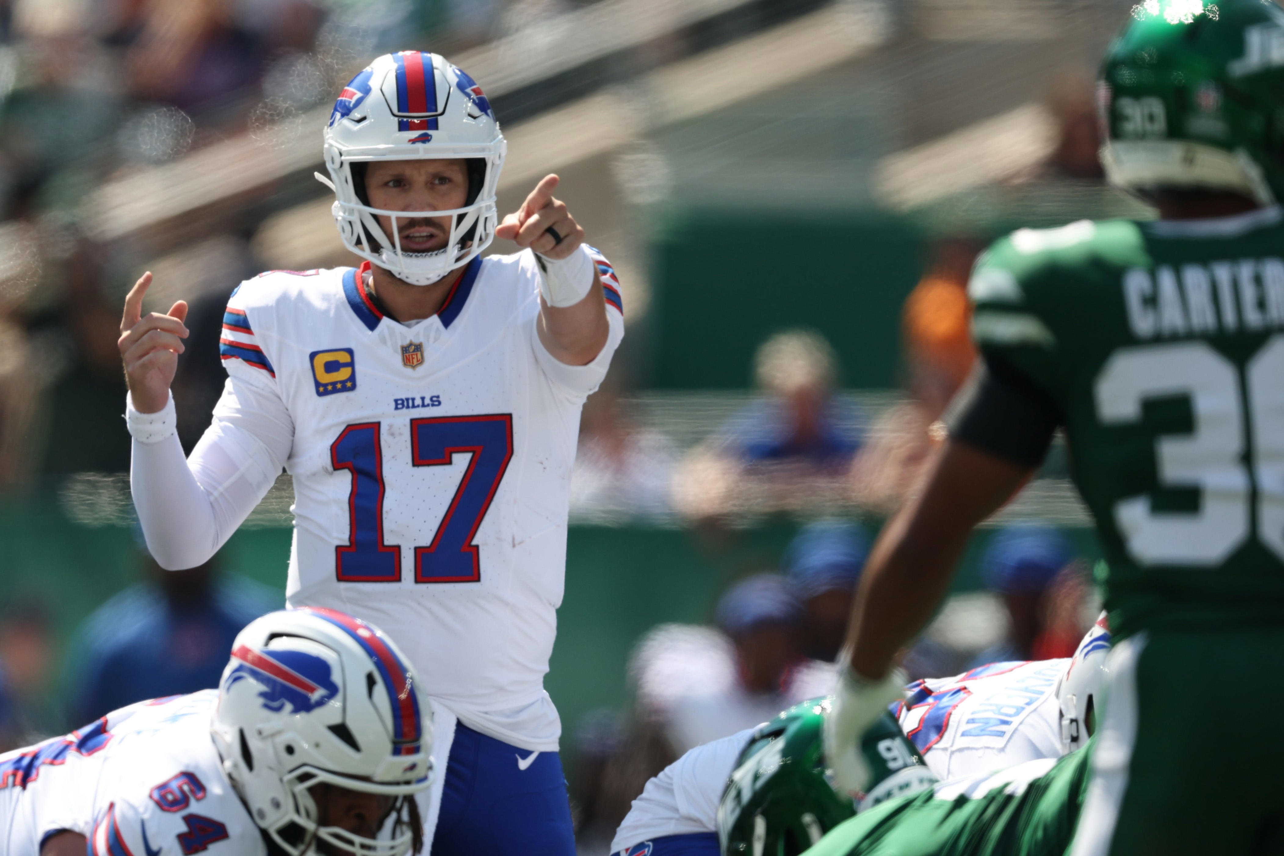 Josh Allen injury update: Bills QB suffers bloody nose in NFL Week 2 ...