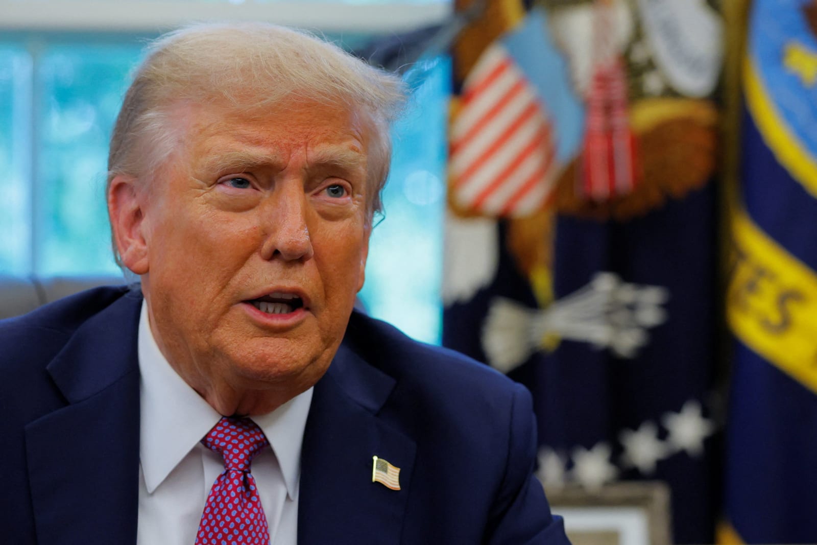 Trump says he doesn't want to 'frighten off' foreign companies after ...