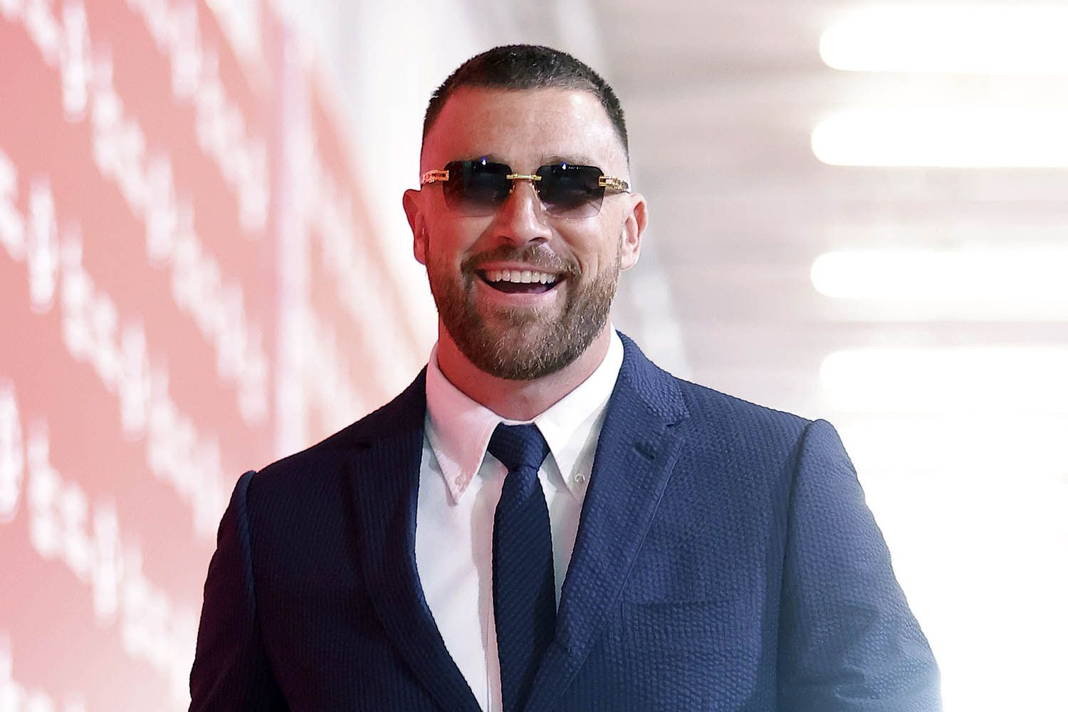 Travis Kelce Looks 'So High School' in a Schoolboy-Style Suit for First ...