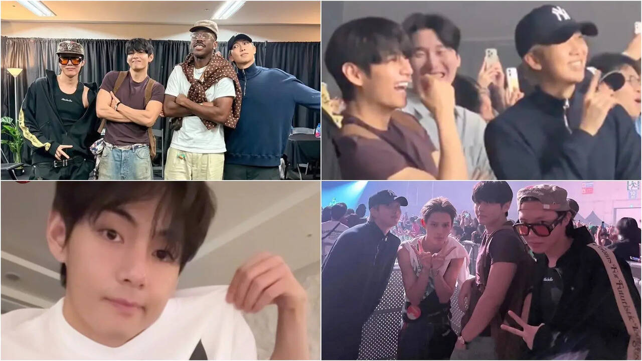 BTS' RM, J-Hope, V Turn Tyler The Creator's Seoul Concert Into Their Own Show; Dance, Giggle ...