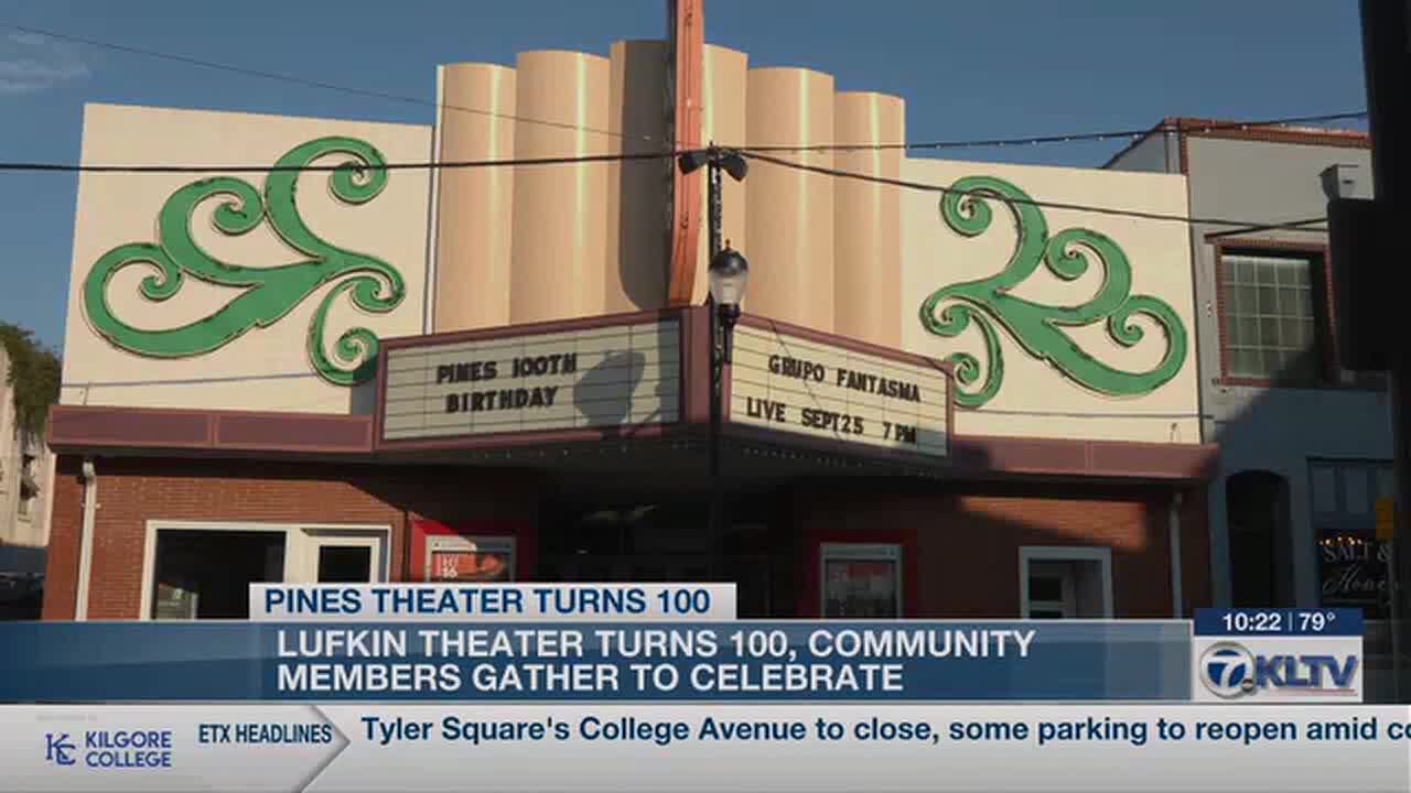 Lufkin community celebrates Pines Theater’s 100th birthday