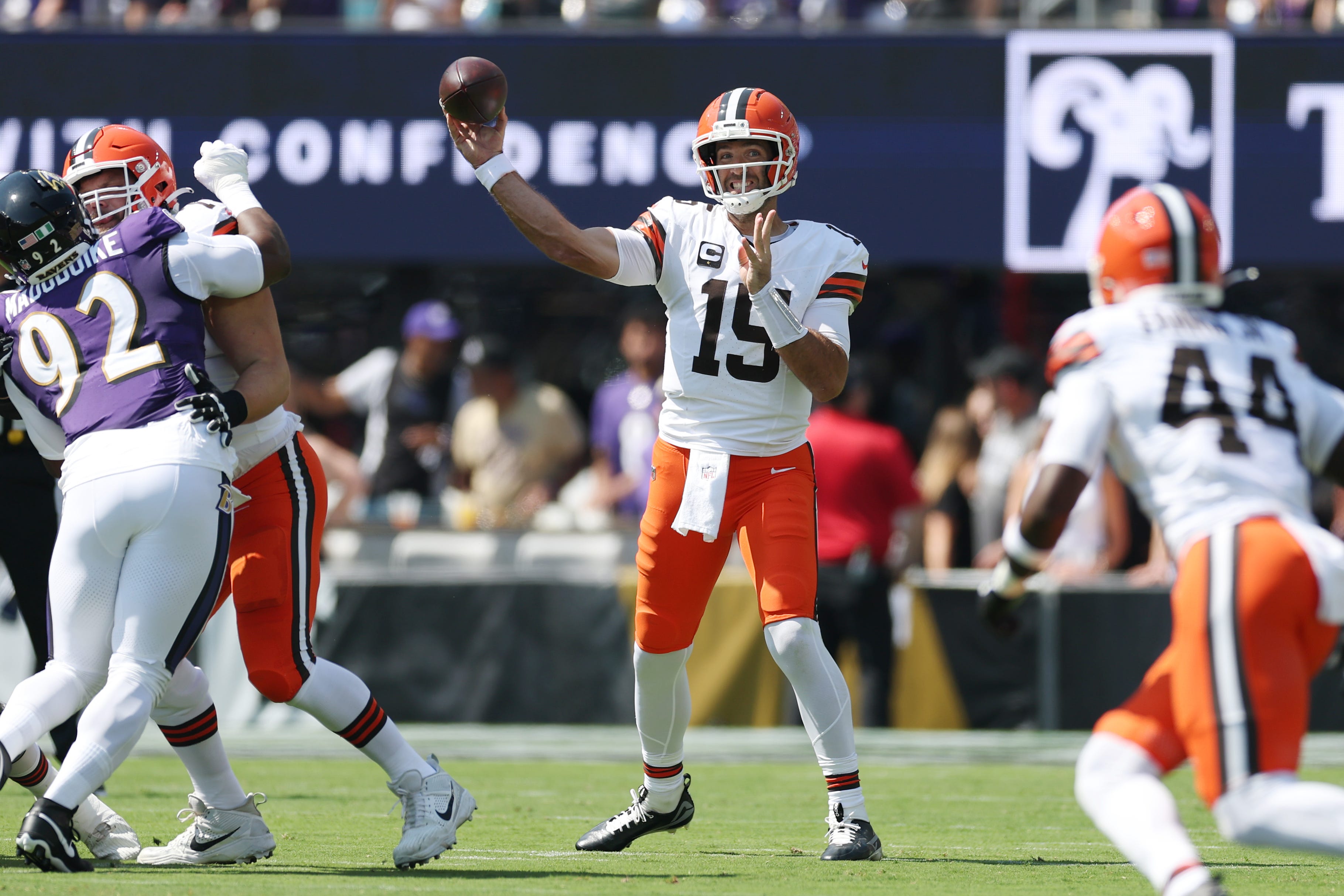 Joe Flacco's stats and more vs. Baltimore Ravens | By the numbers in ...