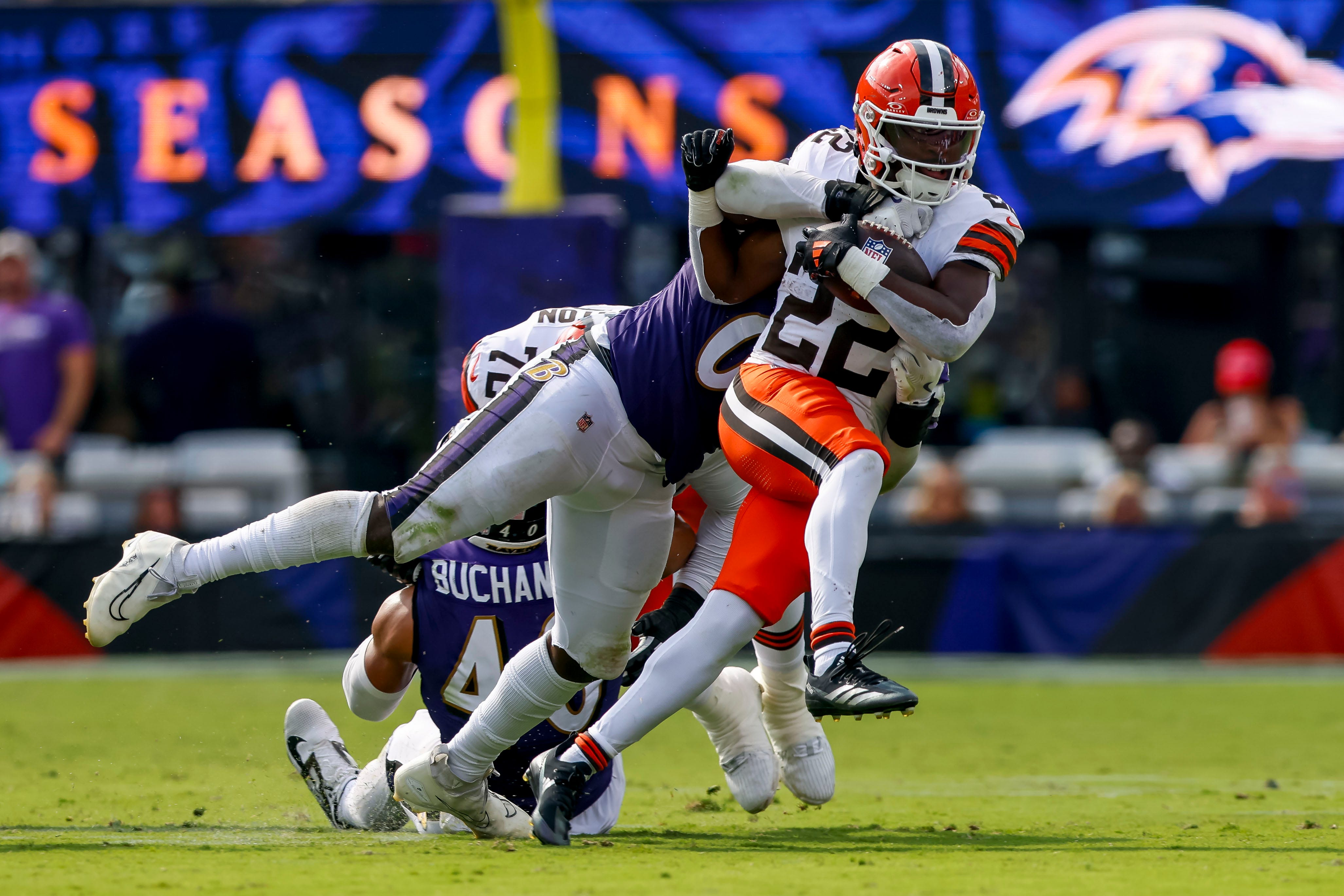 Pair of Browns rookies earn first NFL TD late vs. Ravens