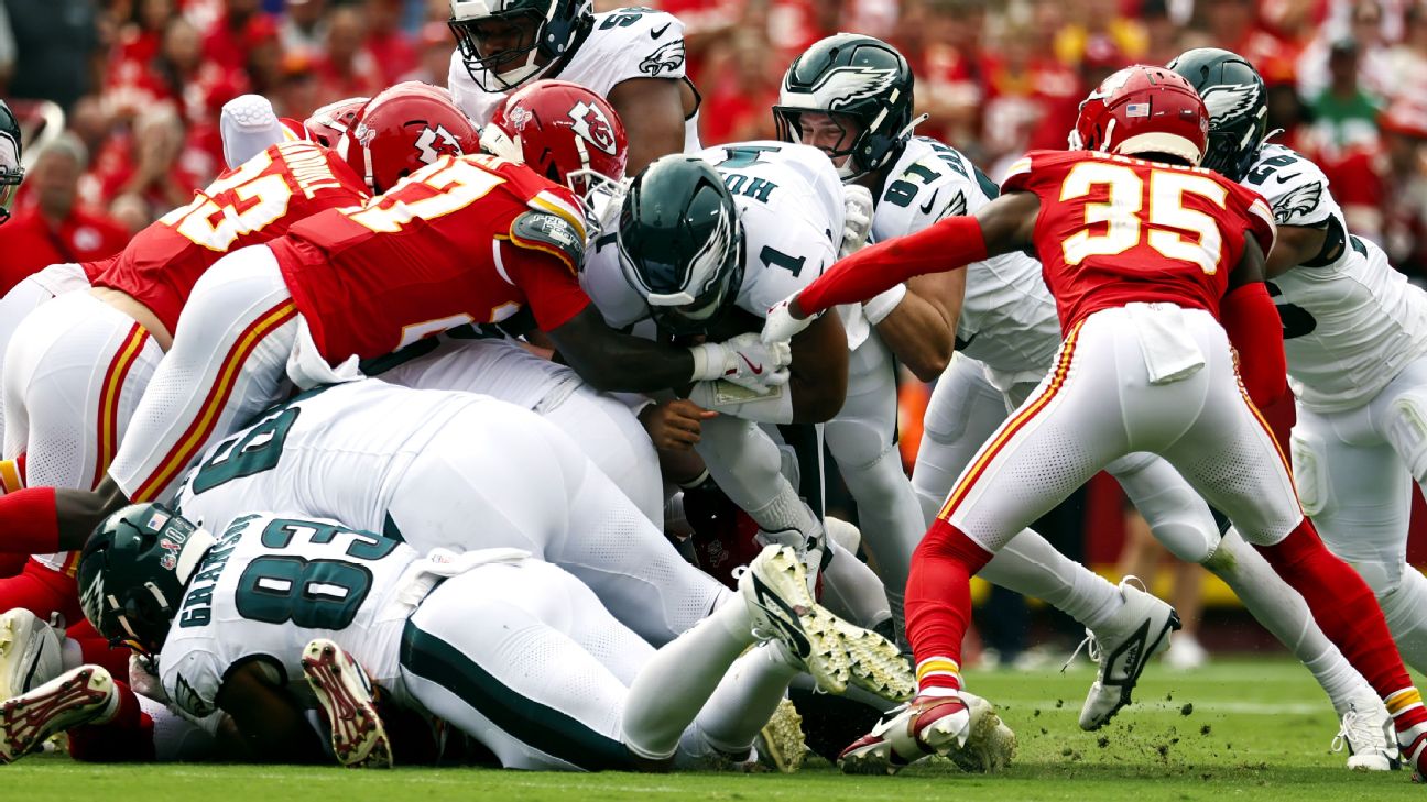 Highlights from Eagles' 20-17 win over Chiefs in Super Bowl LIX rematch