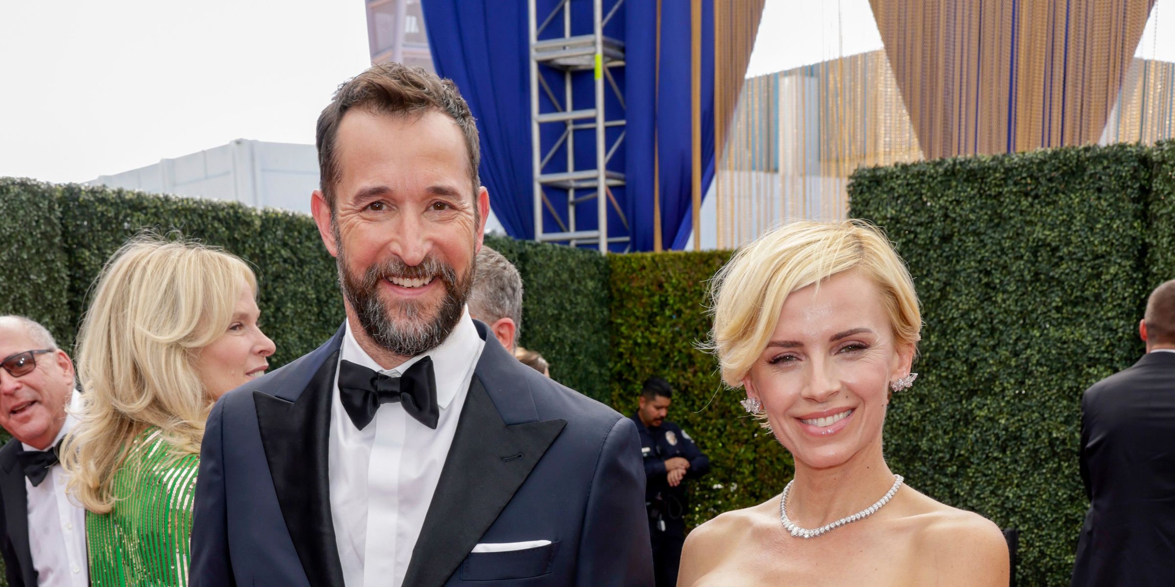 Noah Wyle and Wife Sara Wells Hold Hands on Emmys Red Carpet