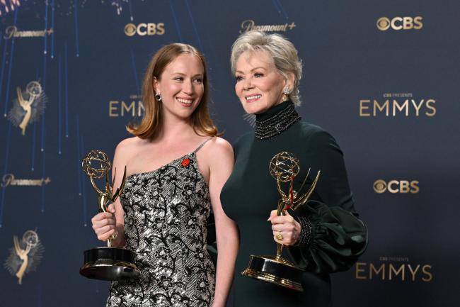 Inside the tearful 'Hacks' series finale Emmys event