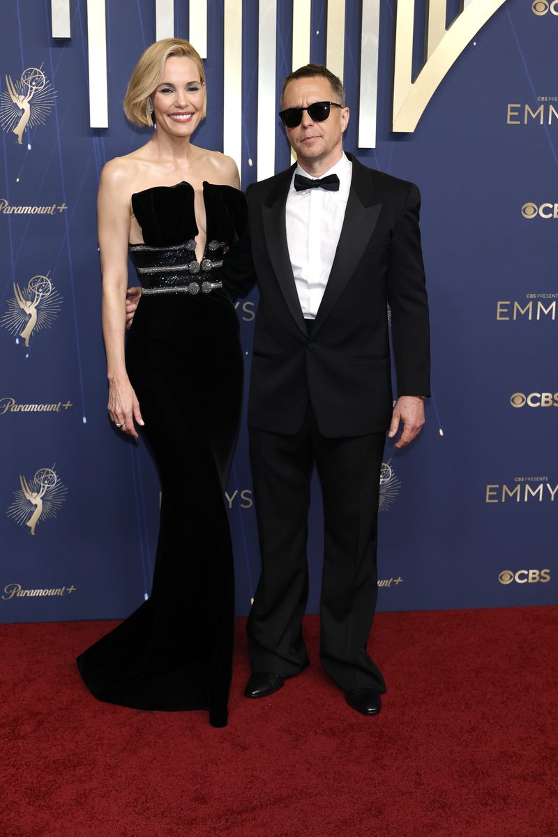 Leslie Bibb and Sam Rockwell Are Among the Emmys' Best-Dressed Couples