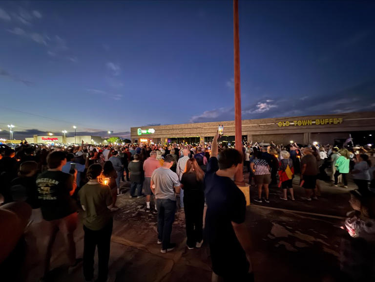 SEE IT: San Angelo residents gather for Charlie Kirk vigil
