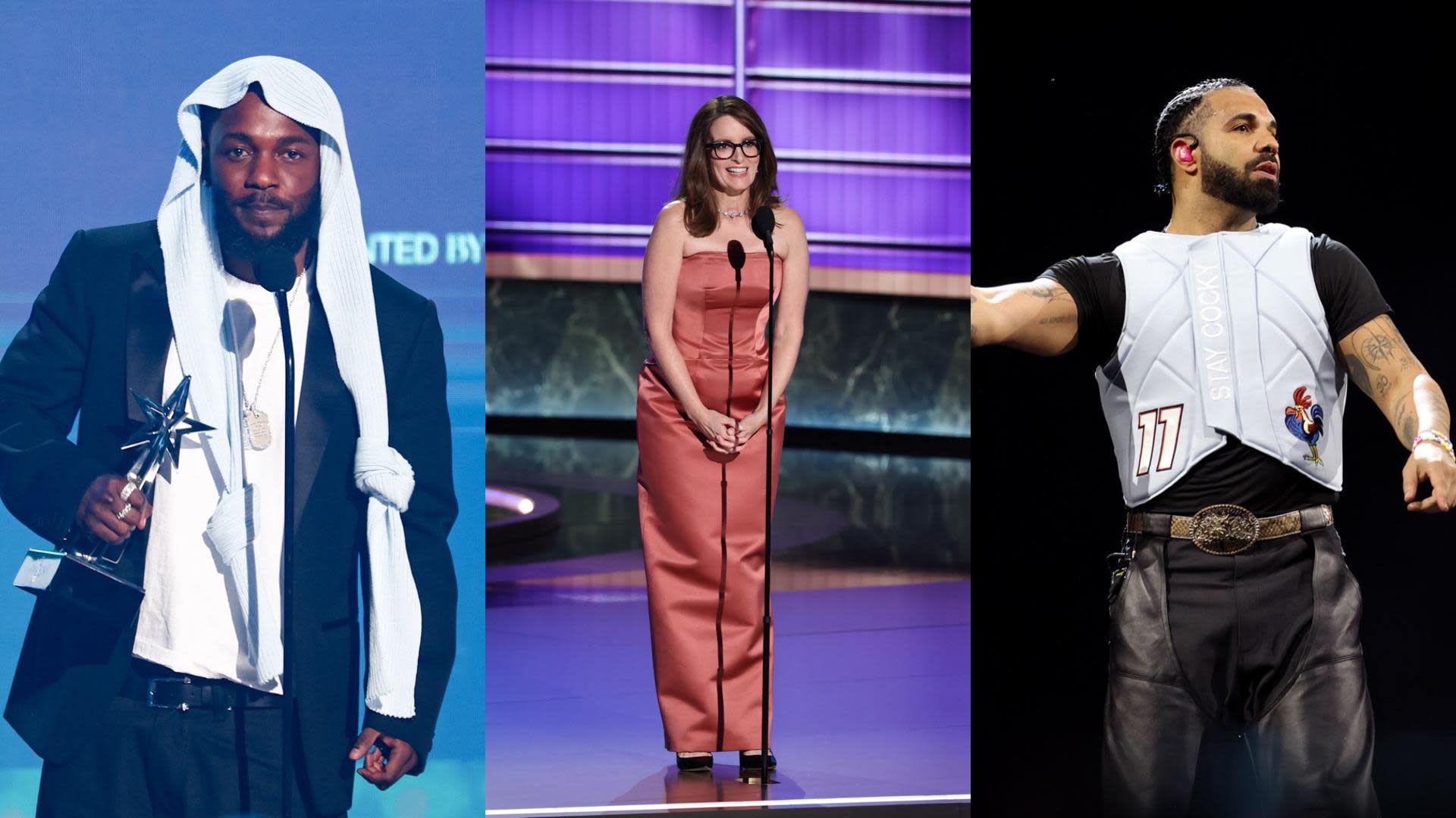 Tina Fey Cracks Pickleball Joke About Kendrick Lamar, Drake During Emmy ...