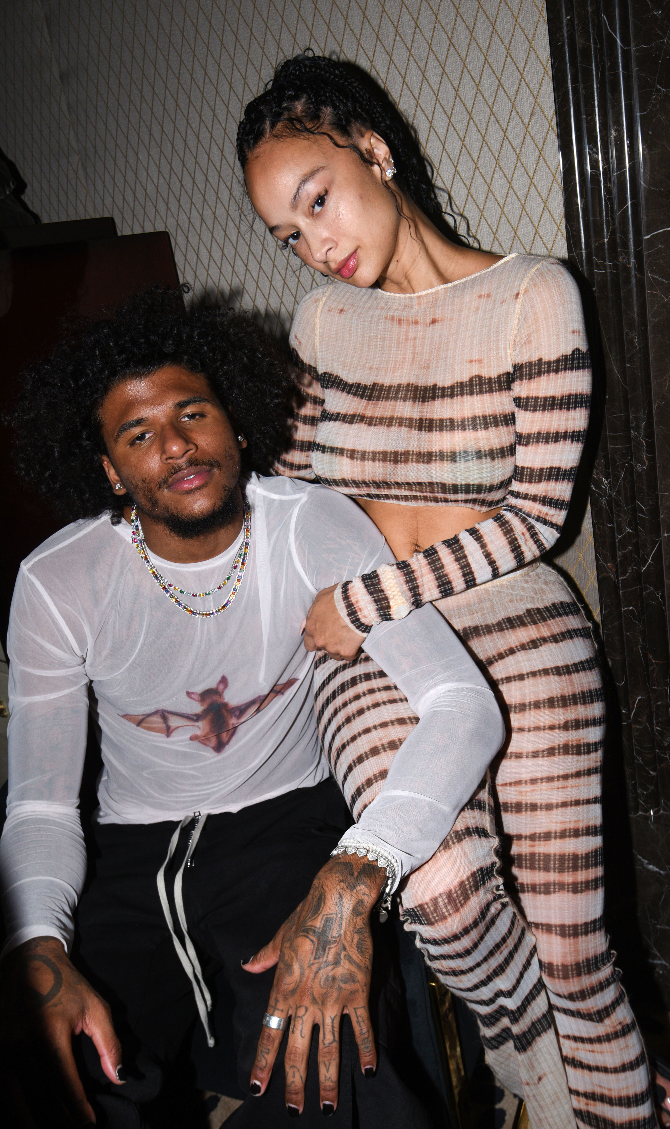 Draya Michele and Jalen Green put on united front in PDA video after NYFW fight