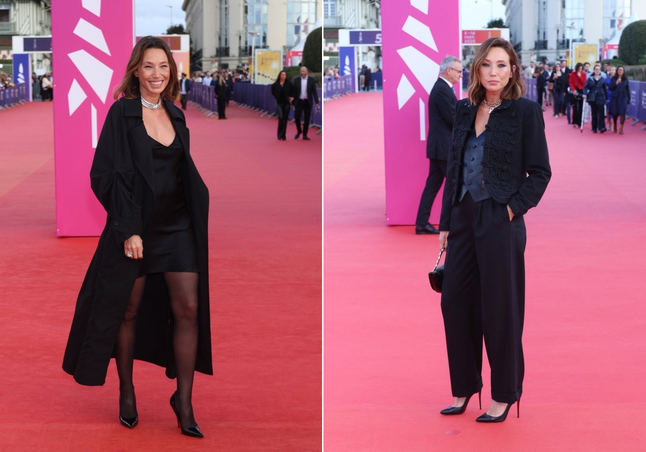 Mini-robe noire et perles XXL : Laura Smet électrise le Festival de ...