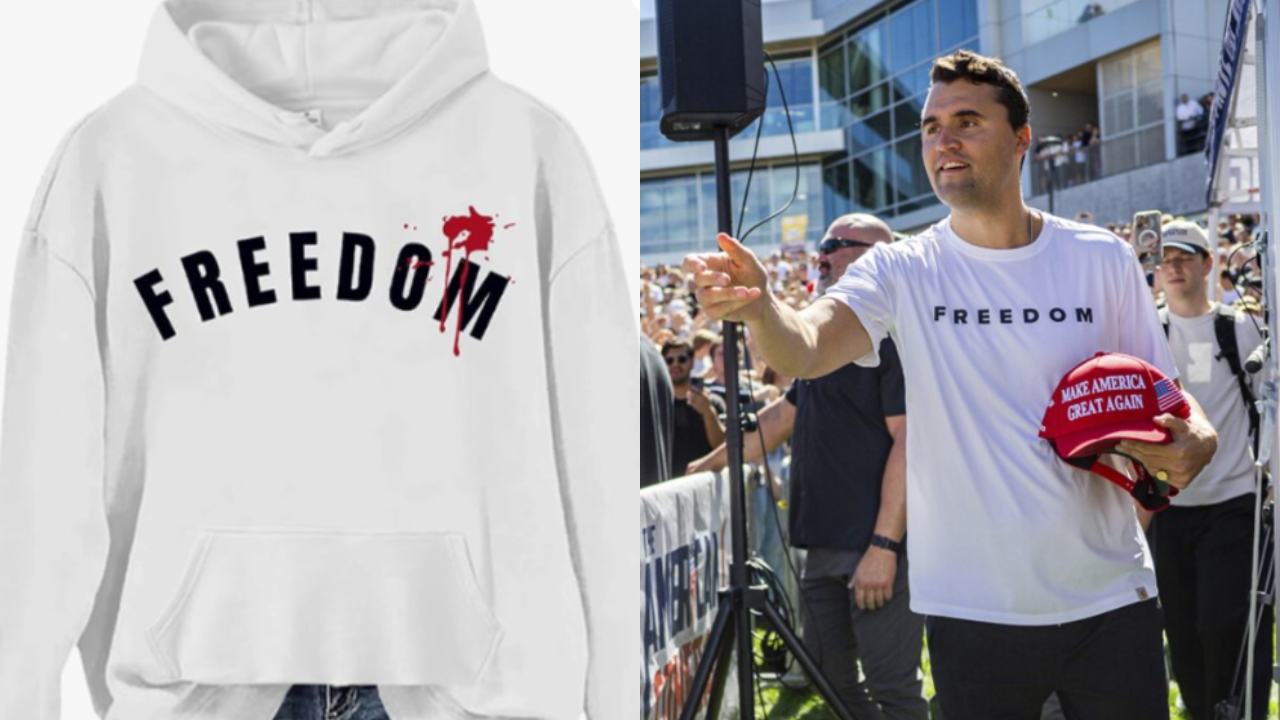 What Is Charlie Kirk’s 'Freedom' T-Shirt And Why Is It Going Viral?