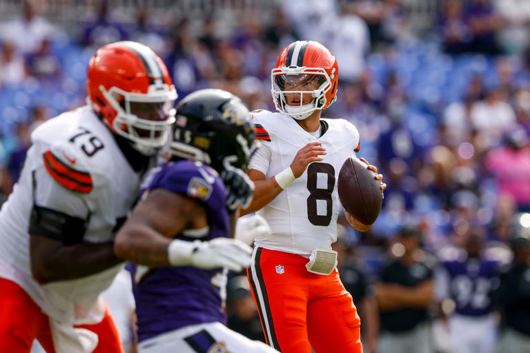 Dillon Gabriel makes NFL debut for Browns in 4th quarter against Ravens