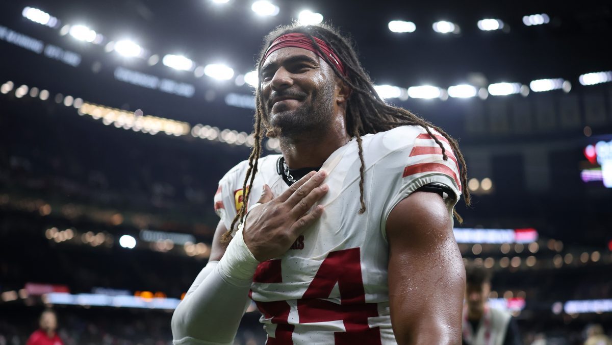 Watch Fred Warner's emotional reaction to 49ers' road crowd after win ...