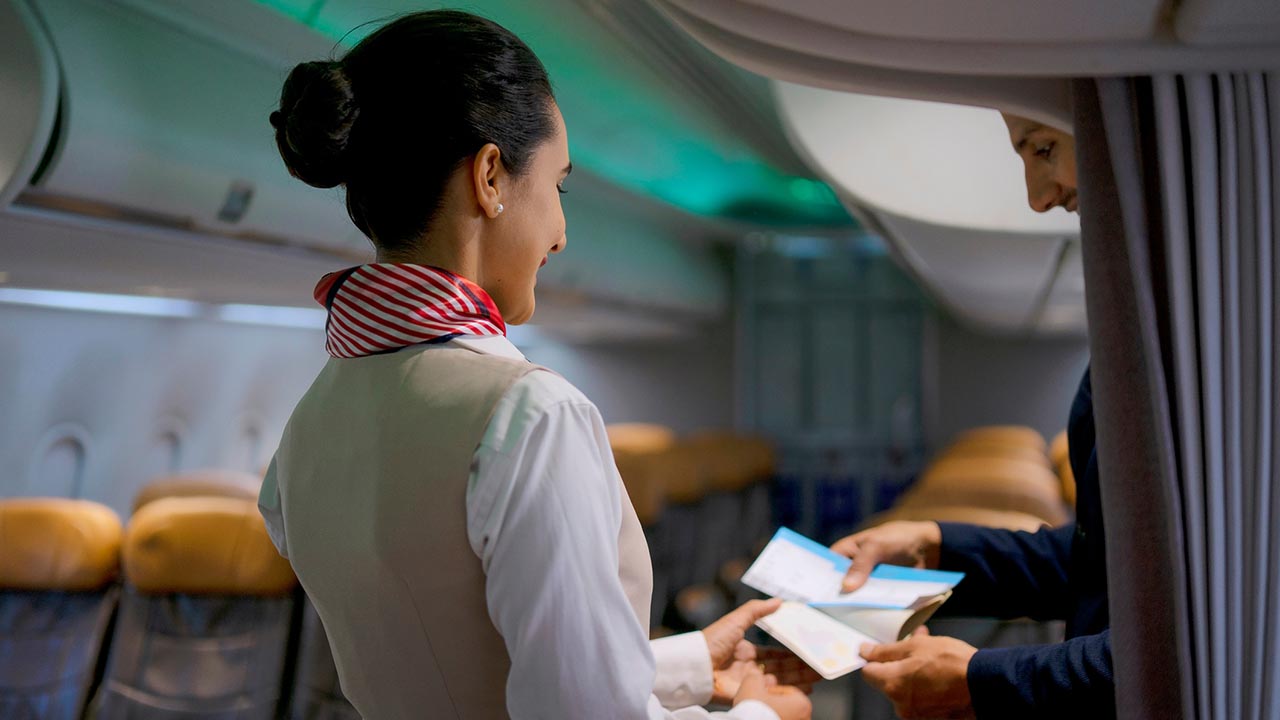 Flight Attendant Reveals Why Cabin Crew Says Hello As You Board, and It ...
