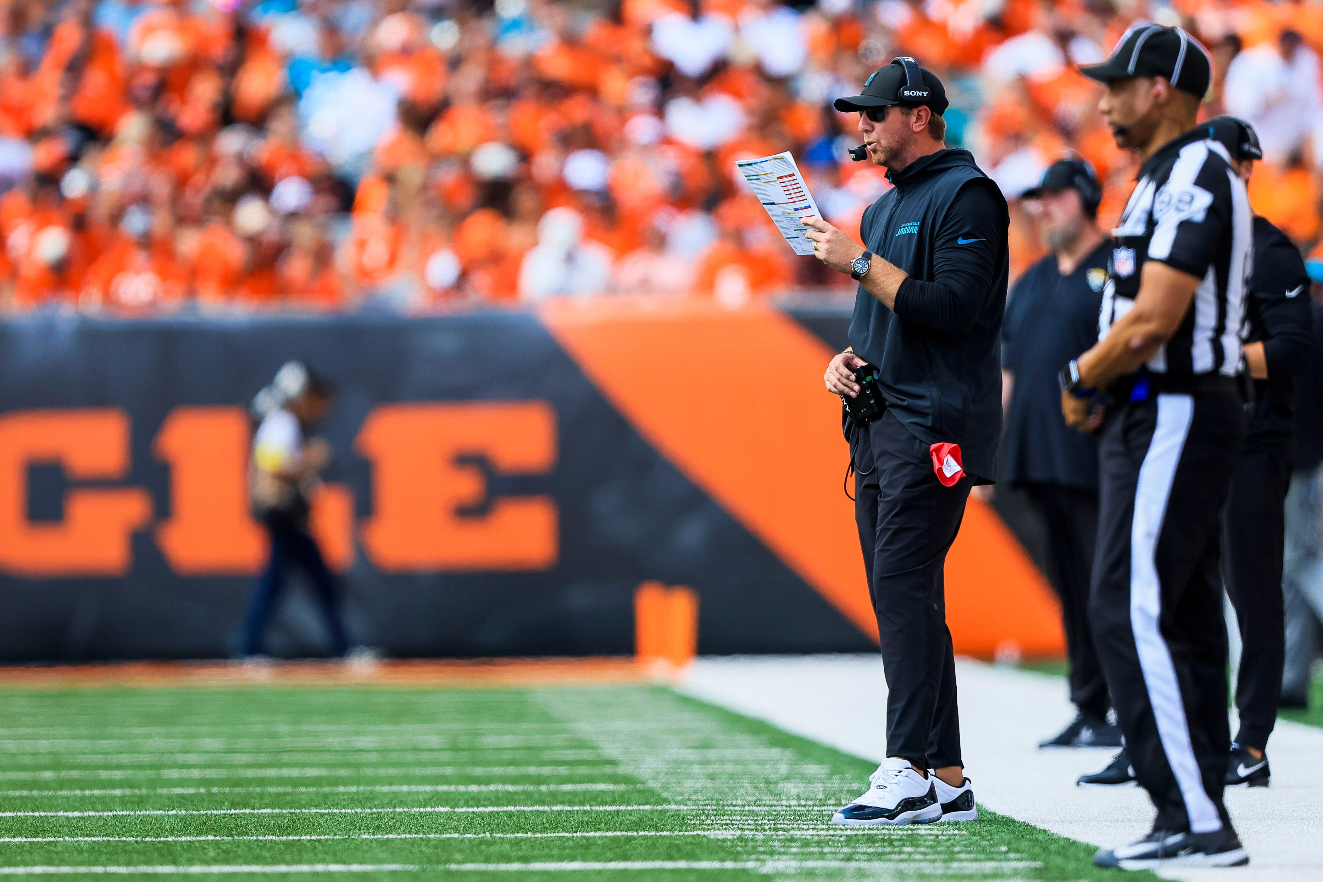 Liam Coen explains why Jaguars went for it on 4th down late in game vs ...