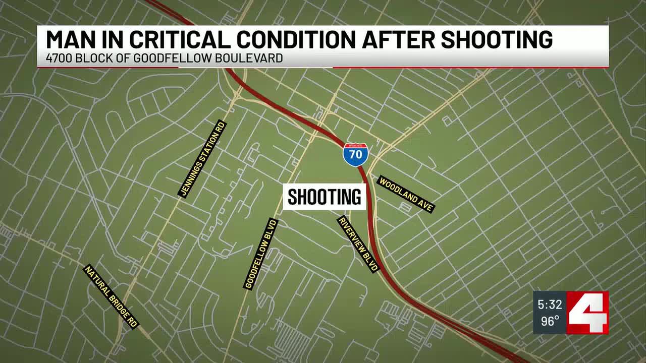Man in critical condition after being shot on Saturday