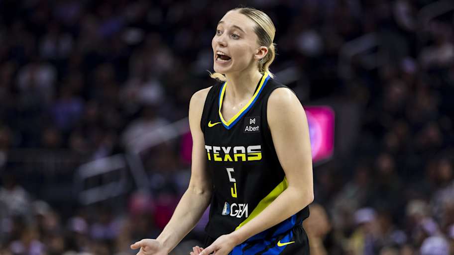 Paige Bueckers stands in the paint for WNBA's CBA negotiations