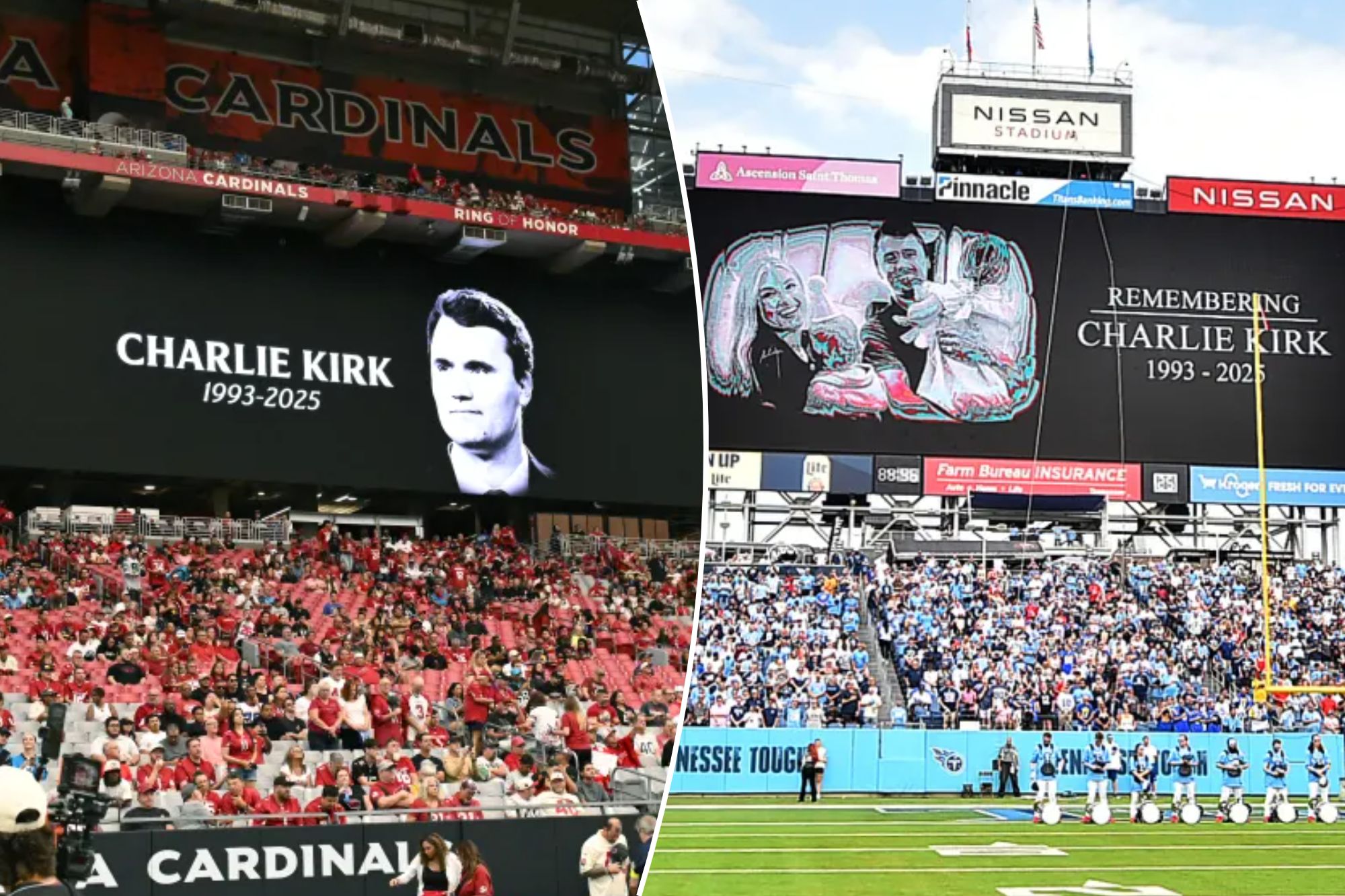 Five NFL teams don’t pay tribute to Charlie Kirk as others hold moments ...