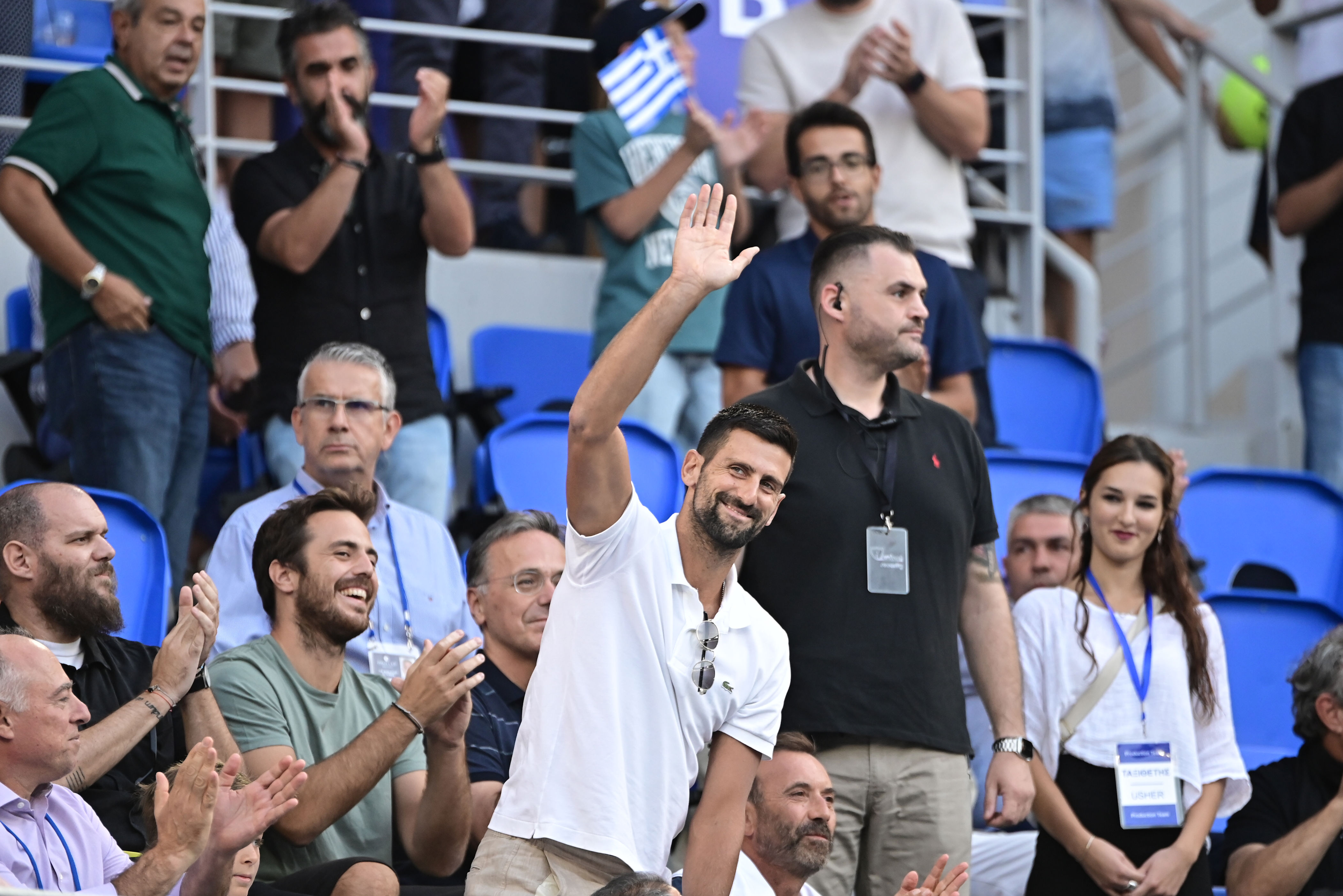 Davis Cup: Ηττα για την Ελλάδα, αποθέωση για Τζόκοβιτς και Σάκκαρη