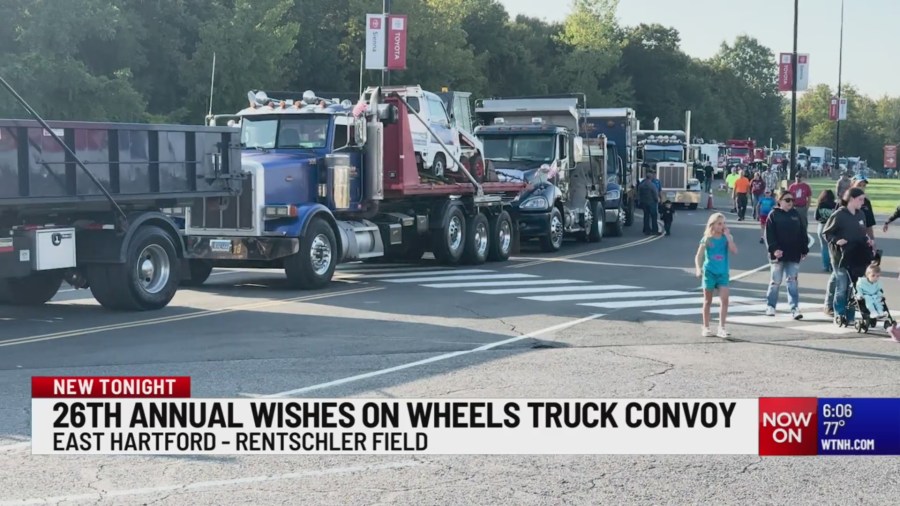26th annual Wishes on Wheels truck convoy raises money for Make-A-Wish