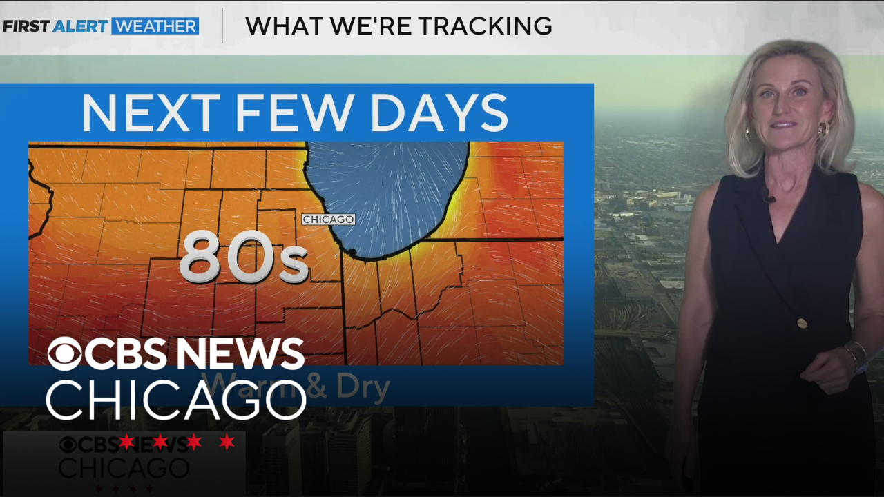 Warm temps linger into workweek for Chicago area