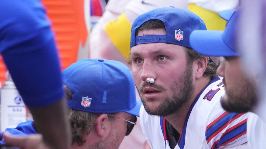 Josh Allen Explains How He Injured His Nose vs. Jets