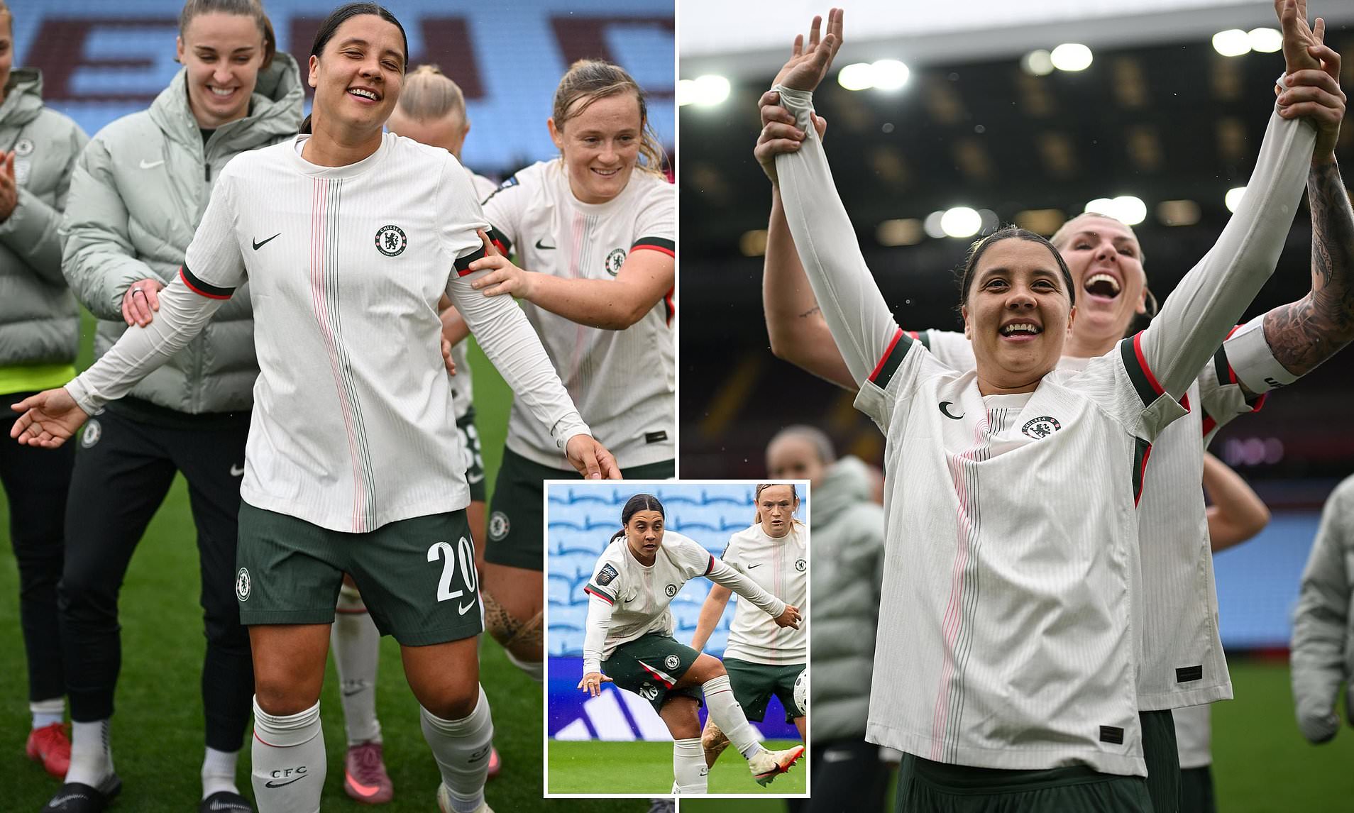 Sam Kerr scores her 100th goal for Chelsea in dream return from injury