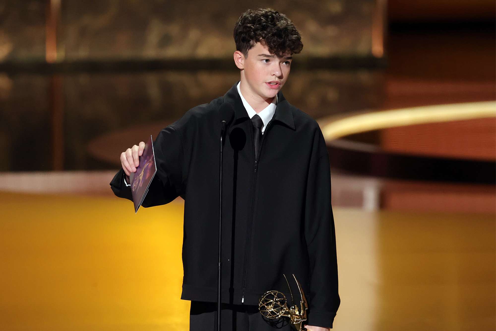 “Adolescence”'s Owen Cooper, 15, Wins at Emmys 2025, Making History as ...