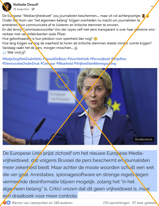 Er gelden strenge criteria voor de arrestatie van journalisten op grond ...