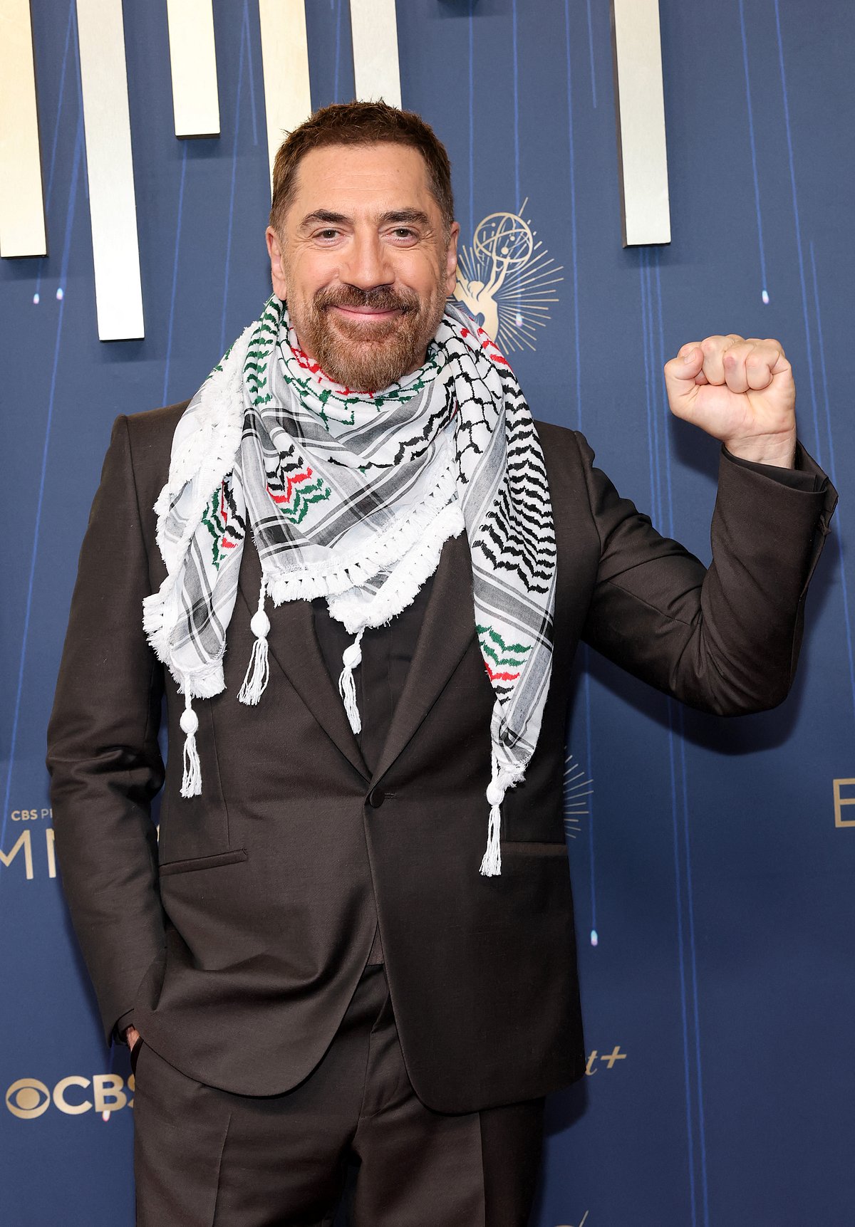 Emmys 2025: Javier Bardem wears keffiyeh, other stars call for ...