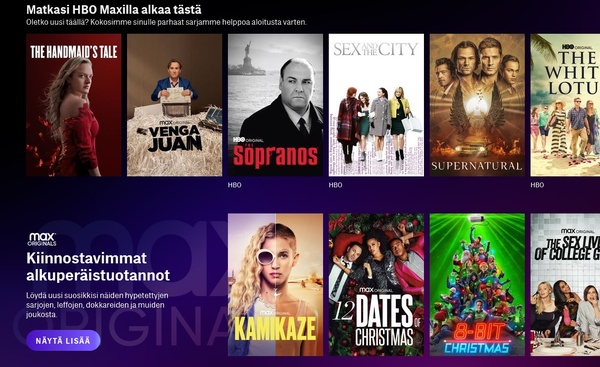 HBO Maxin hinta nousi Suomessa - tässä uudet hinnat