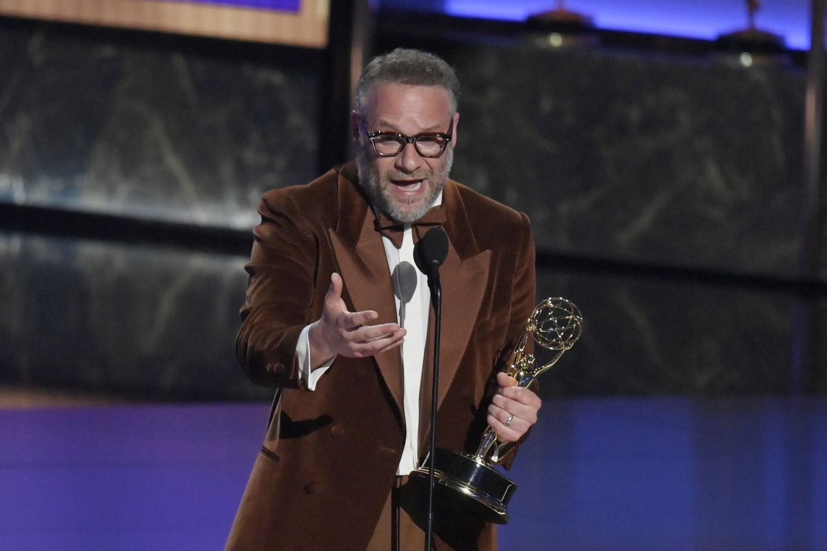 'Hacks,' 'Severance,' Pitt,' Seth Rogen win big at the Emmy Awards