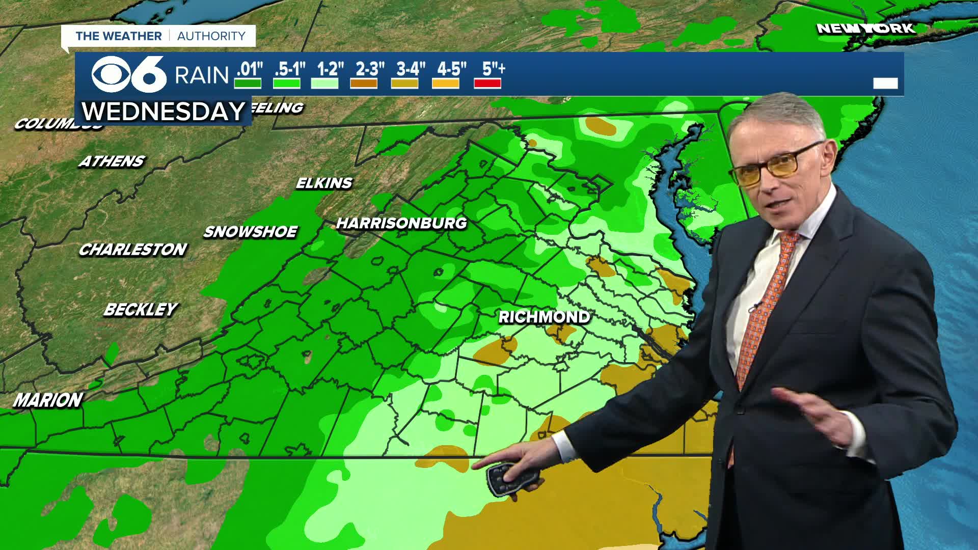 Tracking storm system that will bring rain to Central Virginia
