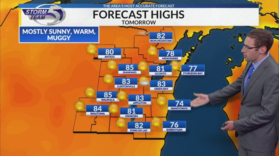 More late summer weather tomorrow