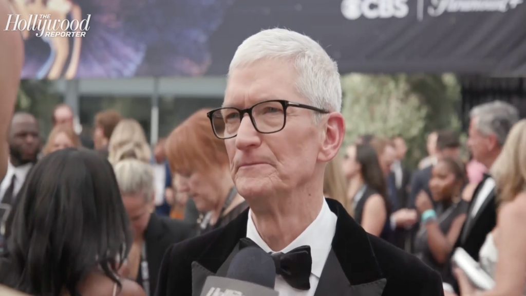 Tim Cook "Over the Moon" to Celebrate Apple's Emmy Noms | Emmys 2025