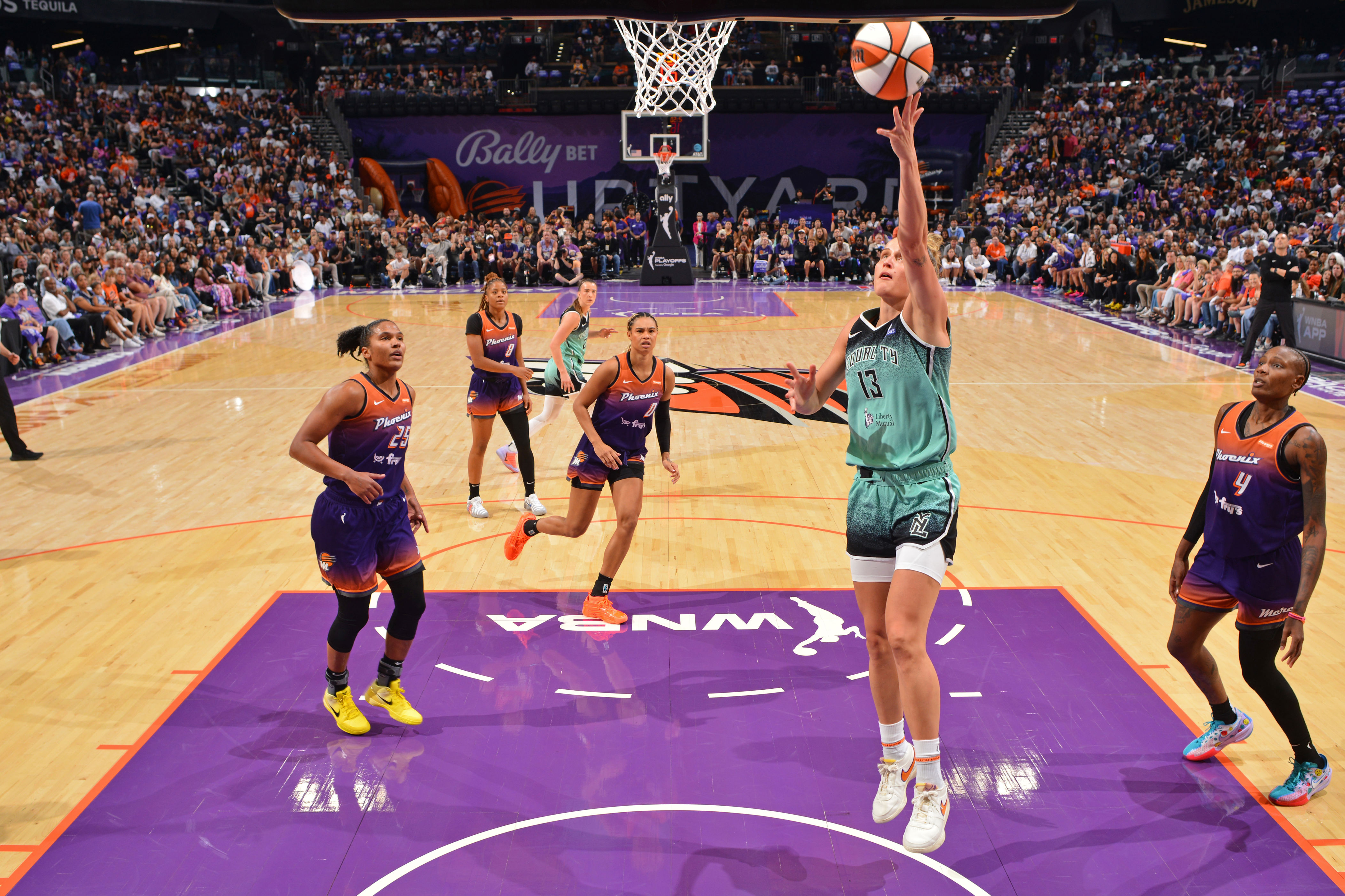 Leonie Fiebich shakes off rough start to hit Liberty’s ‘biggest’ shot ...