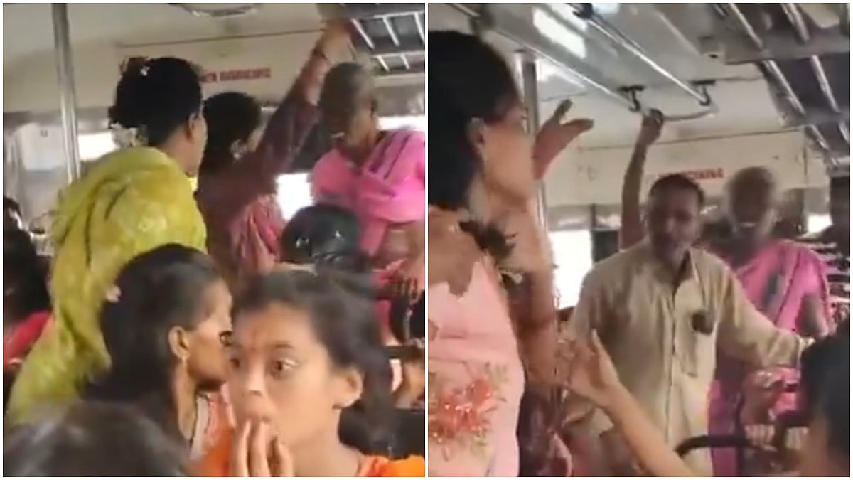 Andhra Pradesh Bus Fight: Chaos Erupts Inside Moving Bus; Woman ...