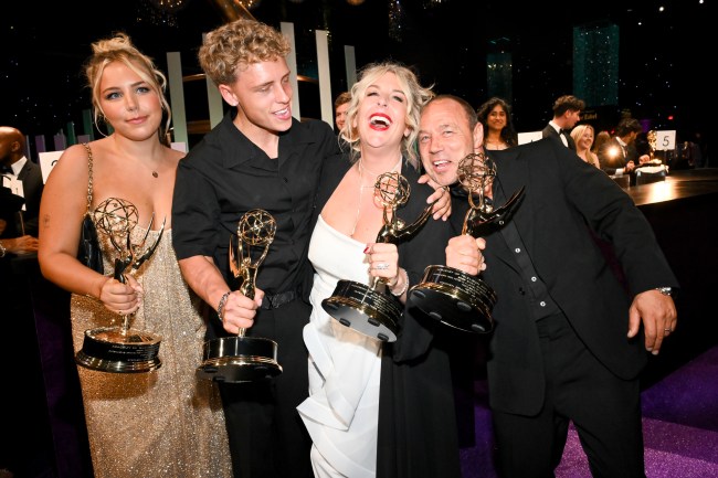 Grace Graham, Alfie Graham, Hannah Walters, and Stephen Graham