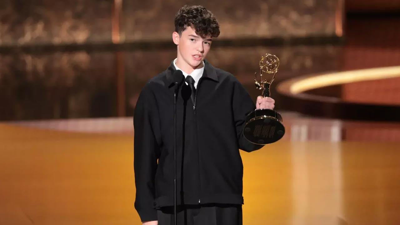 Adolescence star Owen Cooper scripts history at Emmy Awards 2025