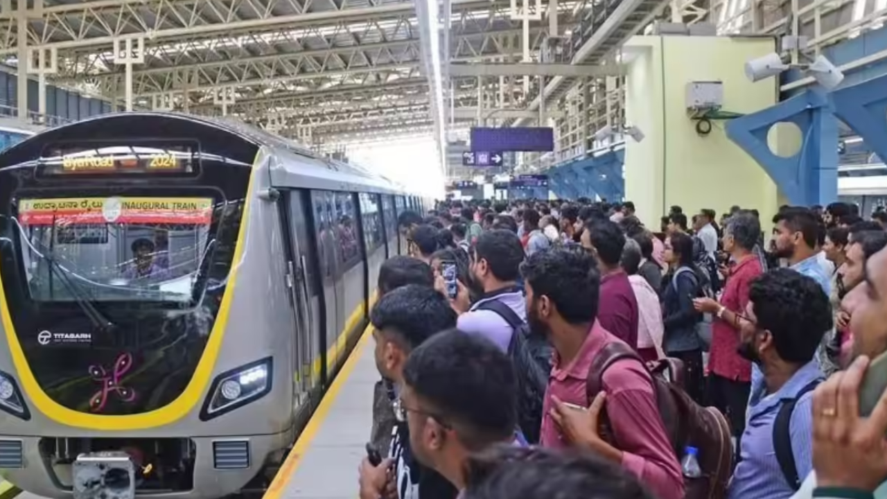 Packed trains, stretched metro: Bengaluru's Yellow Line strains city’s ...
