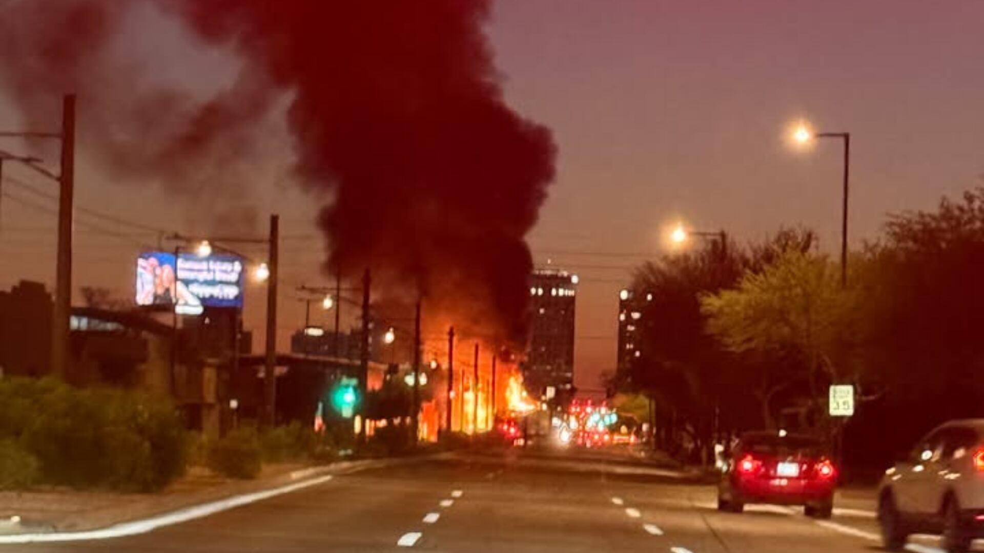 Light rail reopens after fiery crash in central Phoenix