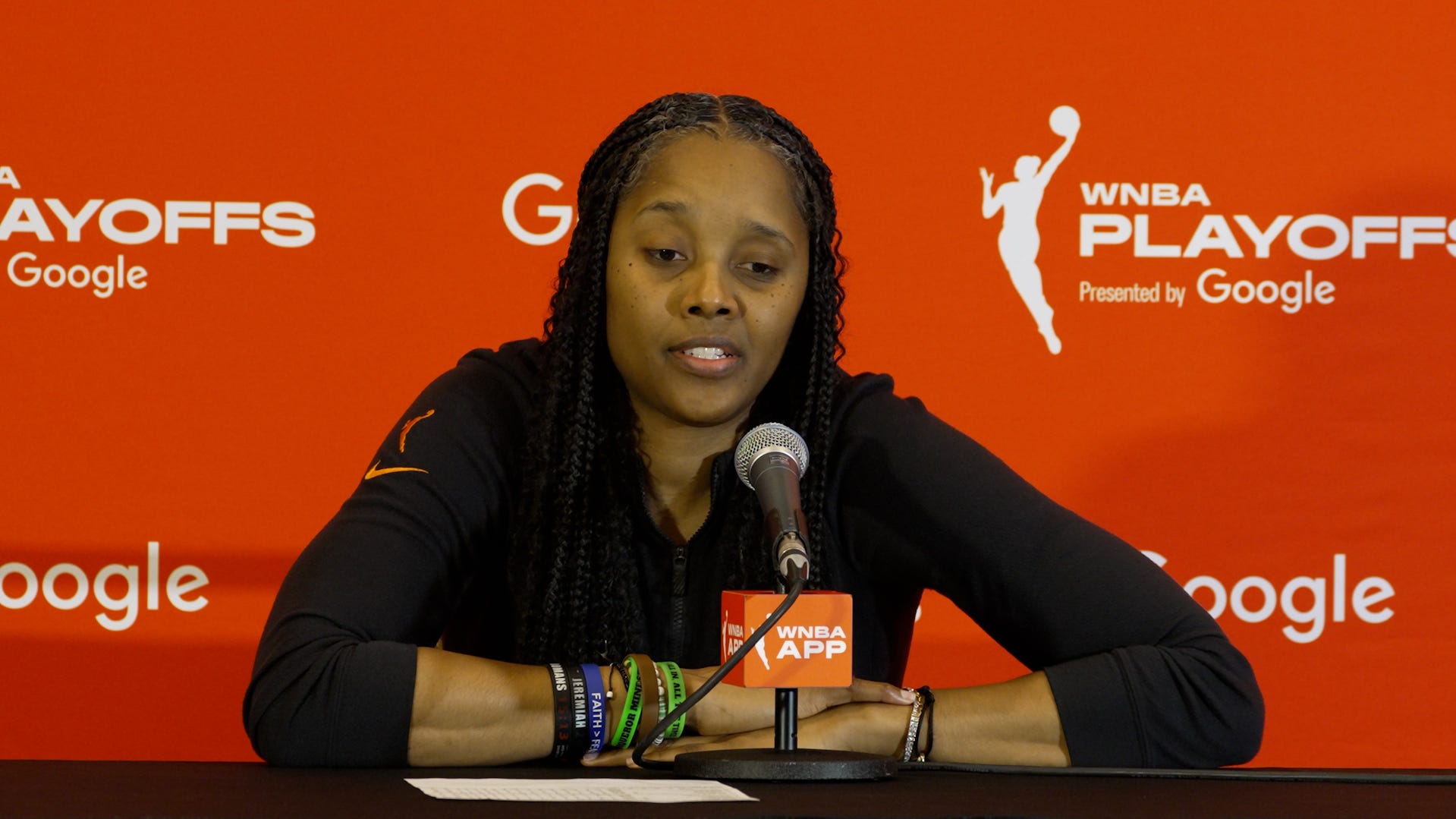 Noelle Quinn on Storm’s Tough Game 1 Loss to Aces in WNBA Playoffs