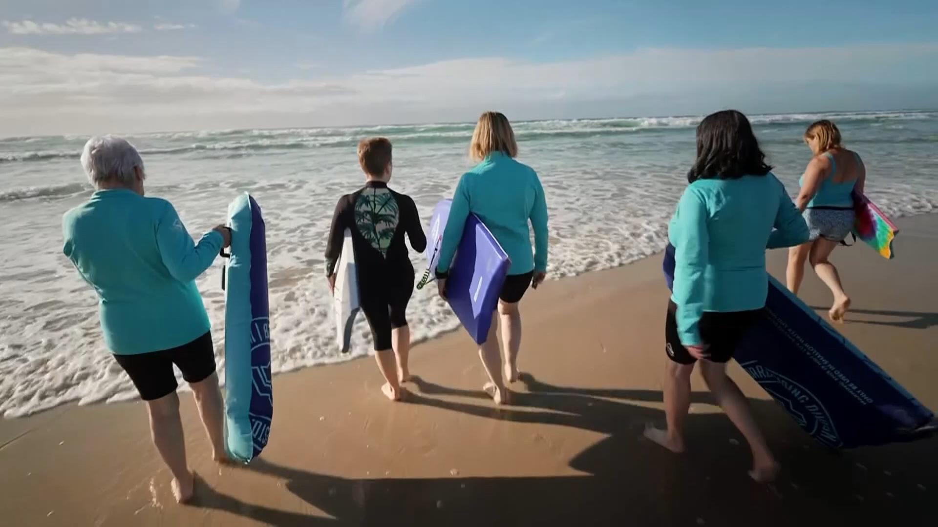 Meet the older Australians surfing waves to stay fit and connected